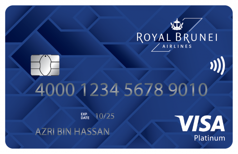 Royal Brunei Visa Credit & Debit Cards by Baiduri Bank - Brunei