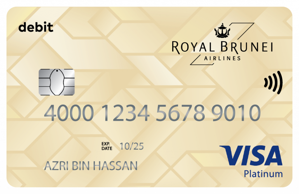 Royal Brunei Visa Credit & Debit Cards by Baiduri Bank - South Korea